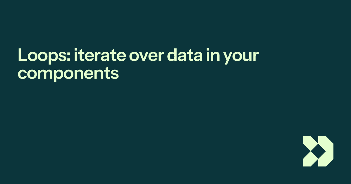 Loop through data | Customer.io Docs